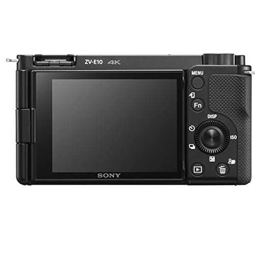 Sony ZV-E10 Mirrorless Camera with 16-50mm Lens 64GB Extreem Speed Memory,Video Microphone, LED Video Light, Case. Tripod, Filters, Hood, Grip, & Professional Video & Photo Editing Software Kit