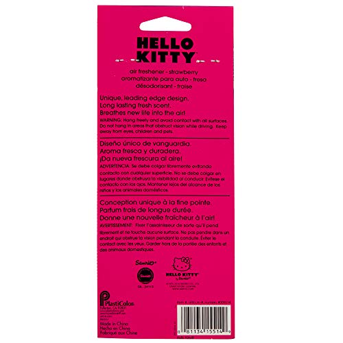 Hello Kitty Air Freshener - Strawberry Scent - 2 Pack