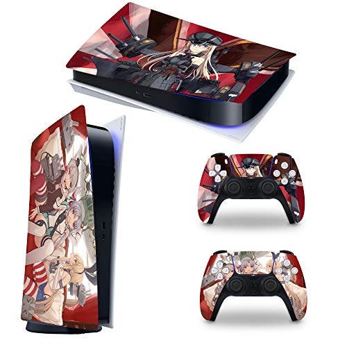 Kantai Collection PS5 Standard Edition Whole Body Vinyl Skin Sticker Decal Cover for PlayStation 5 System Console and Controllers