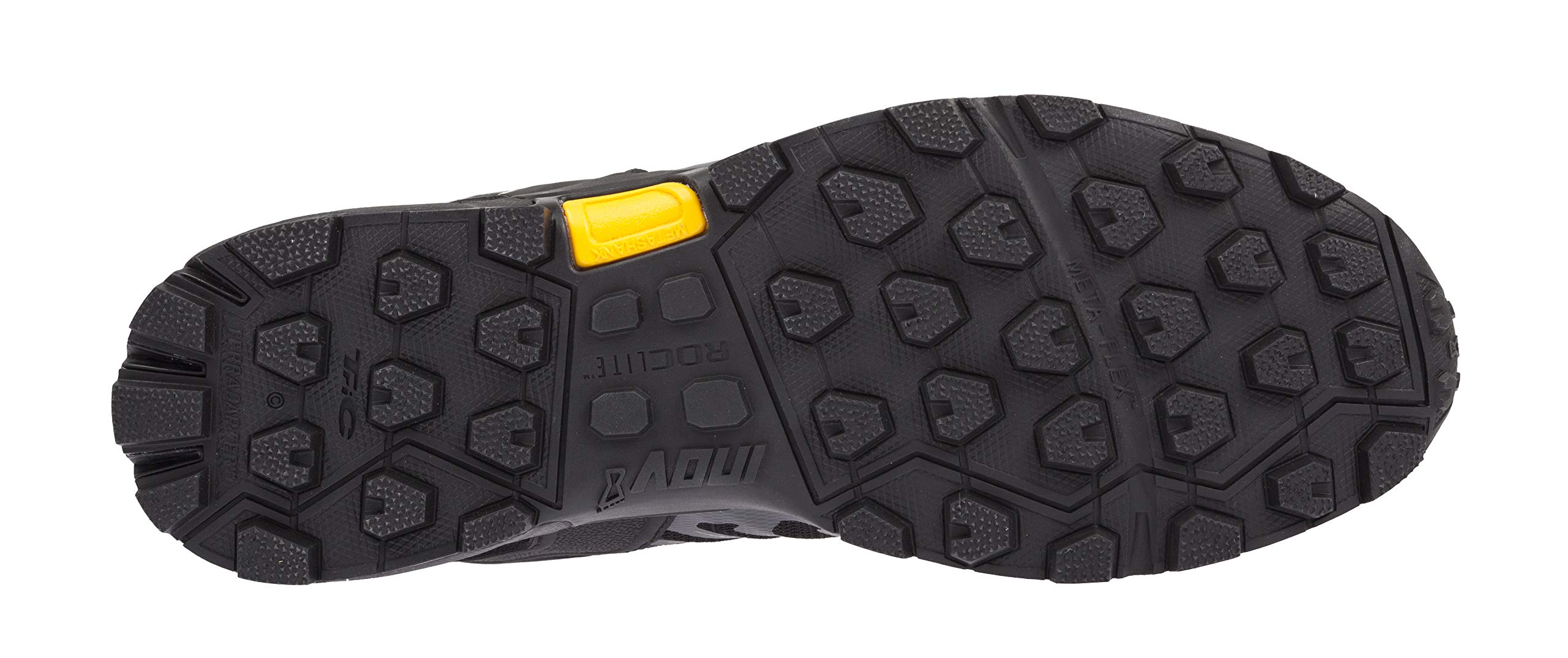Inov-8 Mens Roclite 345 GTX - Lightweight Waterproof Hiking Boots - Black/Yellow - 10.5