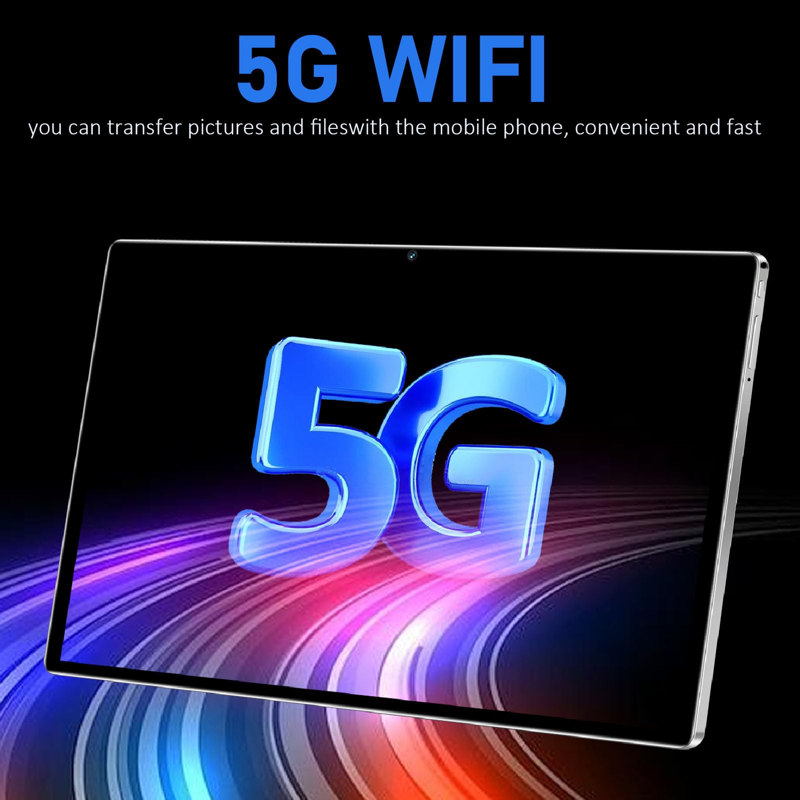 ICRPSTU HD Tablet, 2 in 1 MT6735 Octa Core CPU Business Tablet 5G WiFi for Work (#4)