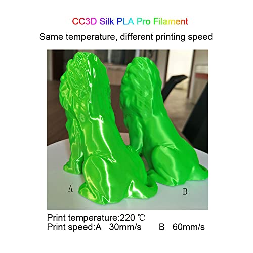 Silk PLA Pro Silk Gold PLA Filament 1.75mm 1KG 3D Printer Filament 3D Printing Materials Silky Shiny Metallic Metal Gold PLA CC3D Silk PLA Filament