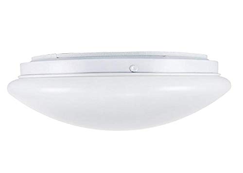 iLett LED 15 Watts Flush Mount Fixture Ceiling Light, Mushroom Shape, Ultra Light Weight, 10.5 inches, 1200lm, 6500K, 85V-265V