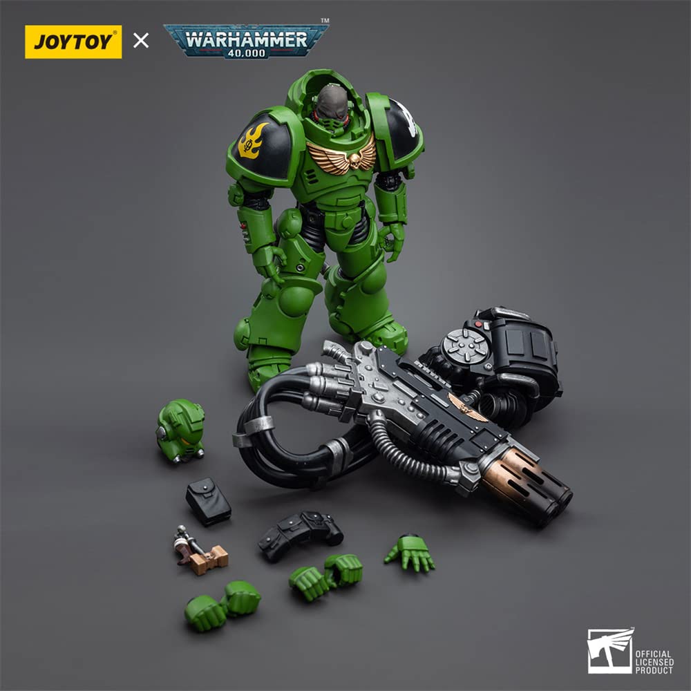 HiPlay JoyToy Warhammer 40K Salamanders Eradicators Brother Xavak 1:18 Scale Collectible Action Figure