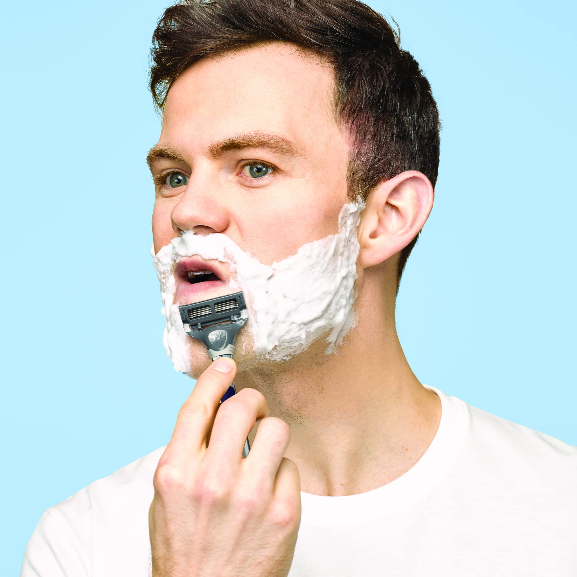 Harry's Razors for Men - Winston Razor: 5 Blade Razor with Lubricating Strip & Precision Trimmer and 1 Razor Blade Refill