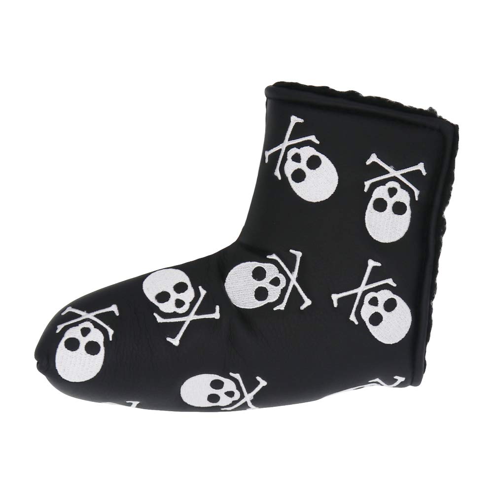 HISTAR Golf Skull Headcover Skull Design Putter Cover Blade Head Cover for Scotty Cameron Taylormade Odyssey