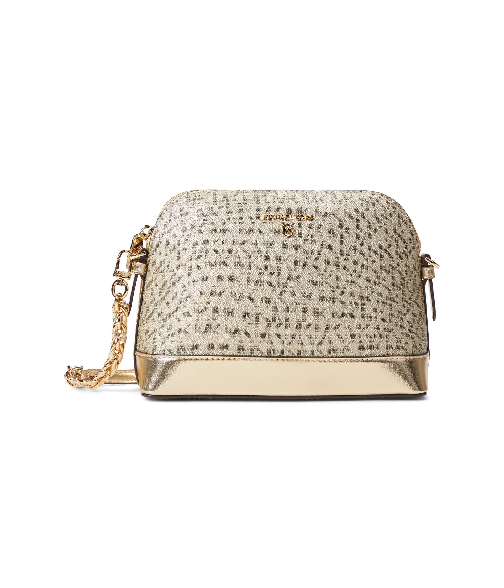 Michael Kors Jet Set Charm Large Dome Crossbody Pale Gold One Size