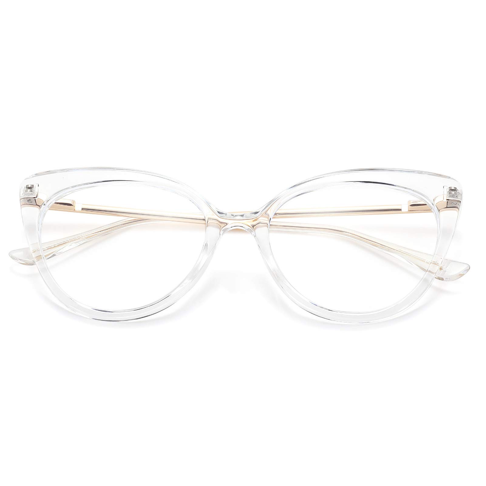 Hycredi Rimless Rectangle Sunglasses Men Women Retro Frameless Square Shade Y2k Sun Glasses Tinted Eyewear(Clear