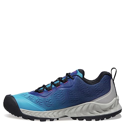 KEEN Women's NXIS Speed Low Height Vented Hiking Shoes, Fjord Blue/Ombre, 11