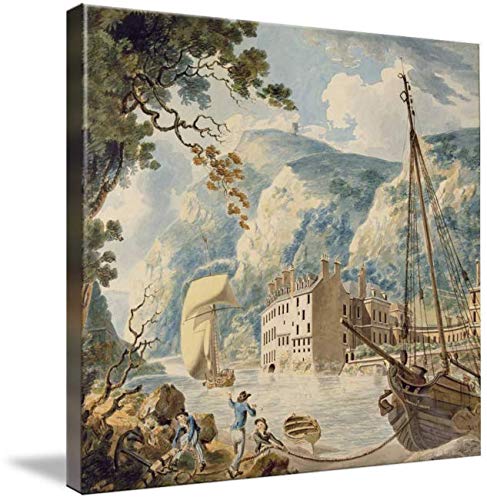 Imagekind Wall Art Print Entitled Avon Gorge and Bristol Hotwell by The Fine Art Masters | 13 x 11