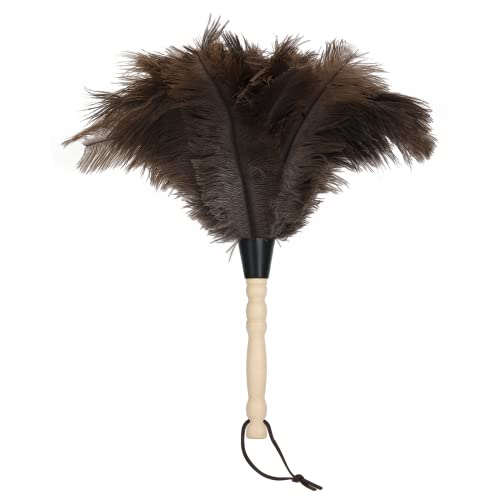 SetSail Feather Duster, Fluffy Natural Ostrich Feather Dusters for Cleaning with Wooden Handle Eco-Friendly Feather Duster Cleaning Supplies for Furniture, Car, Collectibles...
