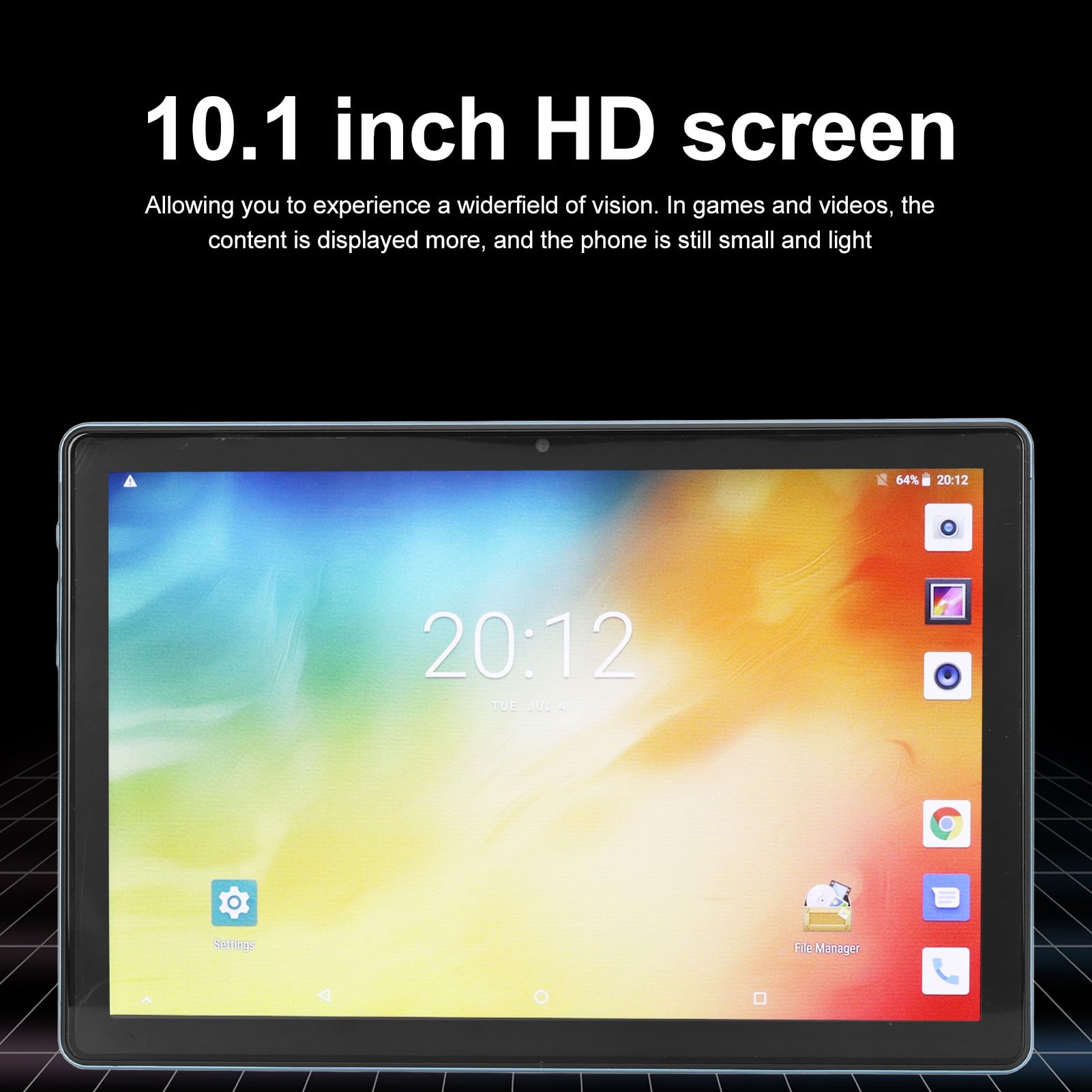 ICRPSTU Smart Tablet, 1920x1200 Resolution 12+256GB 100β240V 8+20MP Dual Camera 5G WiFi Tablet with Earphones for Office (#3)