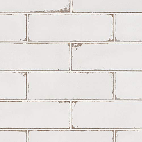Ivy Hill Tile Santa Fe White 3.93x11.96 in. Polished Ceramic Wall Tile (33 Pieces 10.76 Sq. Ft. / Case)