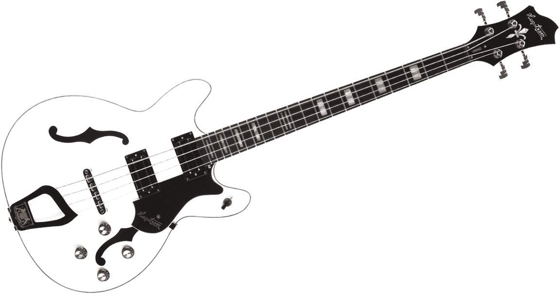 Hagstrom VIKB-WHT Viking Bass White