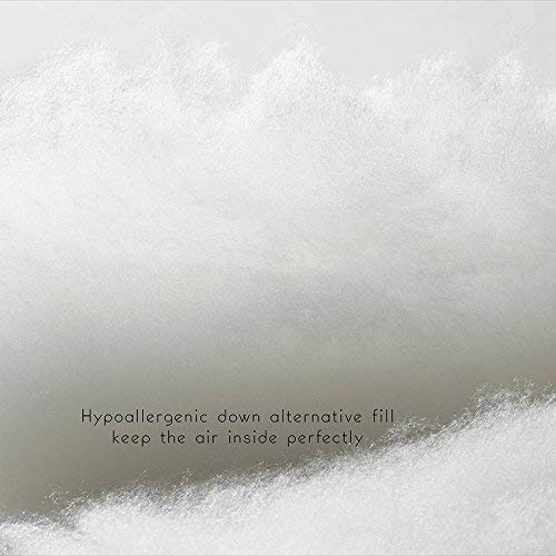 HUAJIE HJ 3 Pieces All Season Soft Comfortable Down Alternative Reversible Quilted Oversize Comforter Set School Dorm, Machine Washable