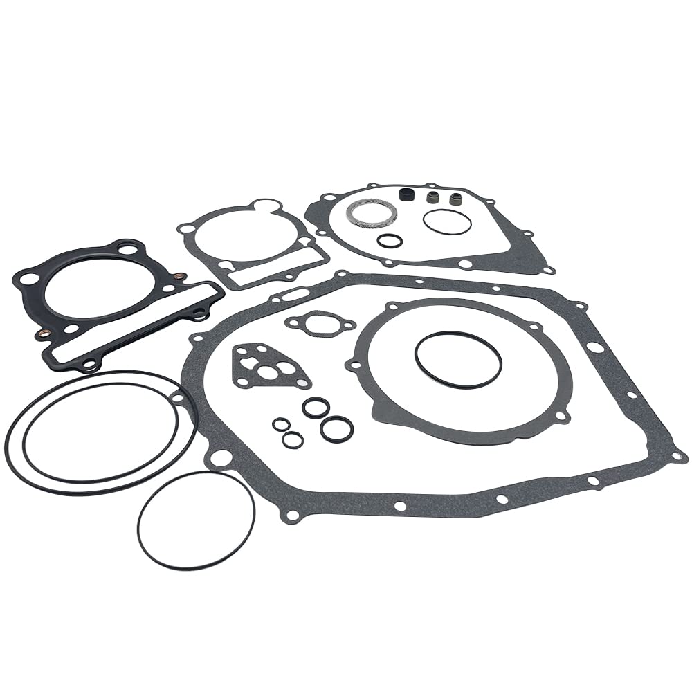 JINFANNIBI Complete Engine Gasket Kit Set Top and Bottom End Compatible for Yamaha Raptor Warrior Bruin 350 YFM350 Kodiak Big Bear 400 Moto-4 1987-2013