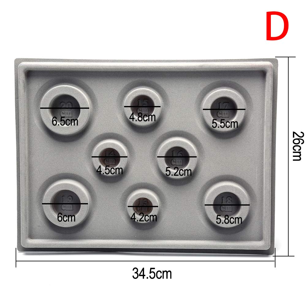 IYSHOUGONG 4 Pcs Bead Design Board Bracelet Design Board Flocked Bead Board Mats Necklace Beading Jewelry Organizer Tray DIY Jewelry Making Tray DIY Craft Tools,2 Styles