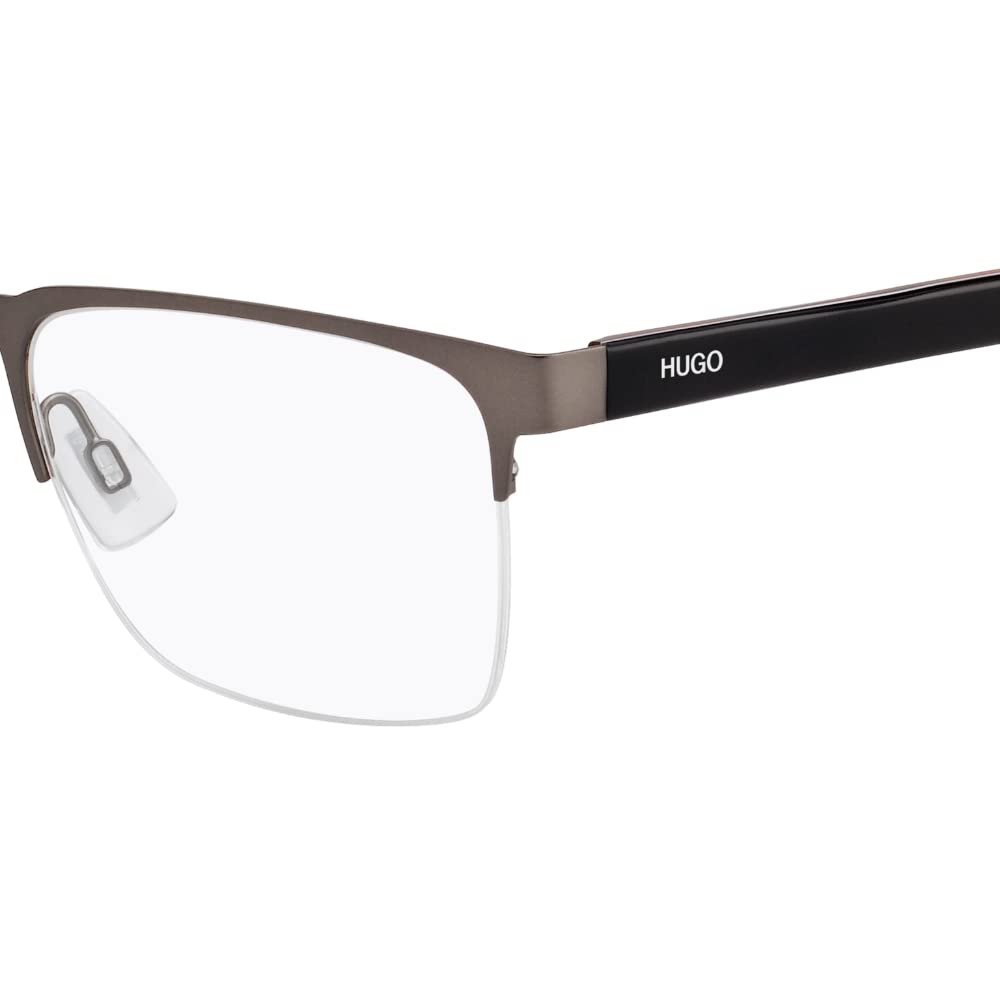 Hugo Boss frame (HG-1076 R80) Metal - Acetate Matt Ruthenium - Black