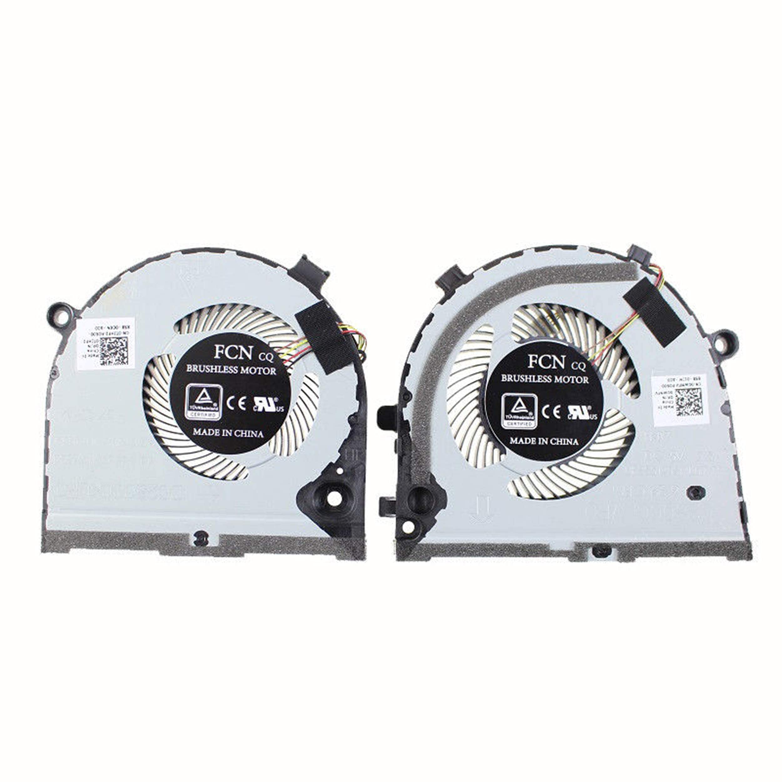 HK-Part Fan Replacement for Dell Inspiron G3 G3-3579 3779 G5 5587 CPU + Gpu Cooling Fan DP/N 0TJHF2 0GWMFV