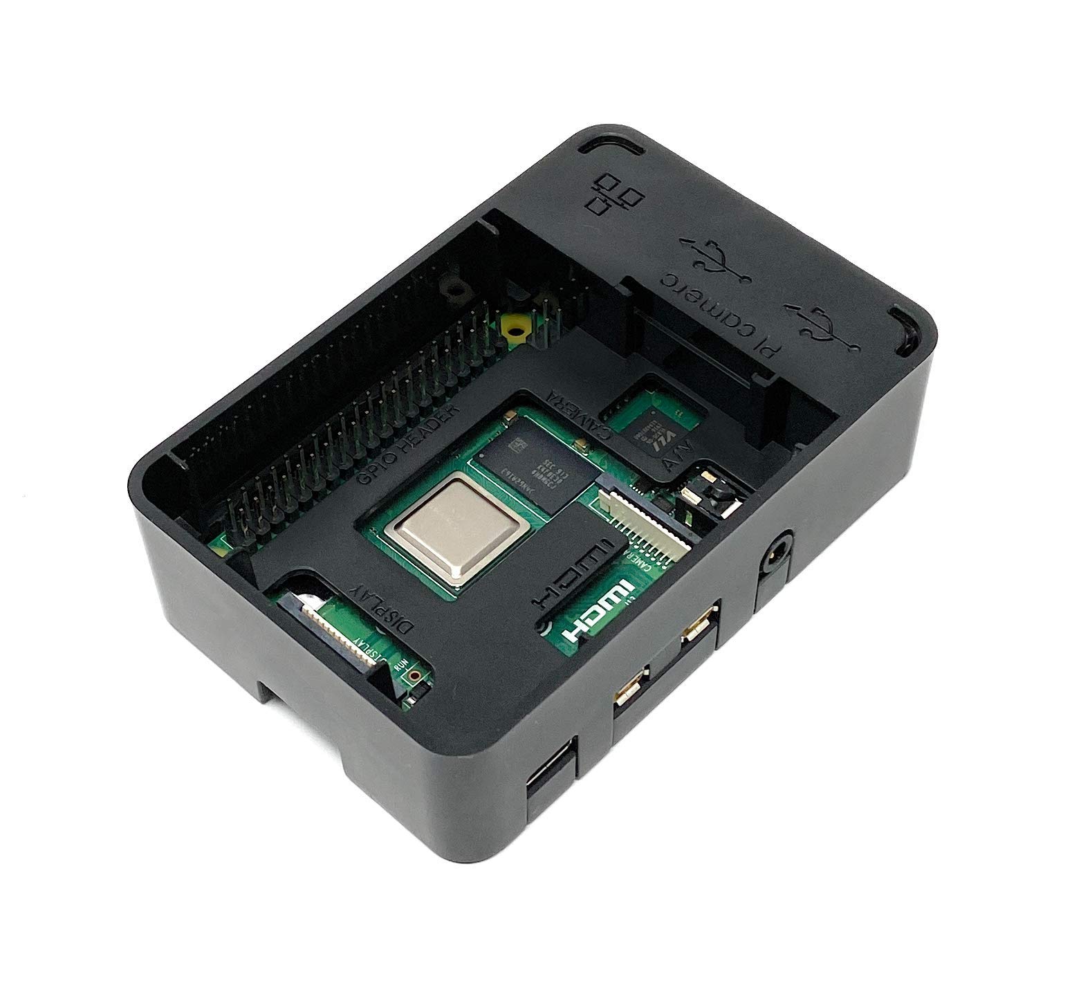 iPhoenix Raspberry Pi 4 B (Model B) Case (Black)