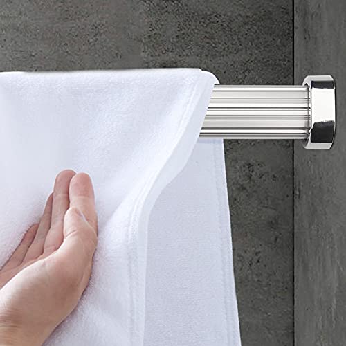 Zinc Alloy EllipticalThickened Seat Universal Flat Pipe Base Garment Rod Holder - (Color: Silver)