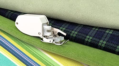 SINGER | Even Feed Walking Presser Foot - Fork, Perfect for Matching Stripes & Plaids, Quilting & Sewing with Pile Fabrics