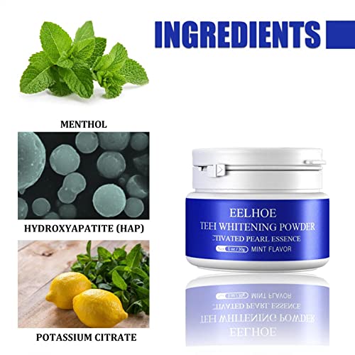 ZITIANY Tooth Powder for Teeth Whitening, Toothpaste Powder Teeth Whitener for Clean The Between Teeth, Tooth Washing Powder Freshen The Breath Oral Care