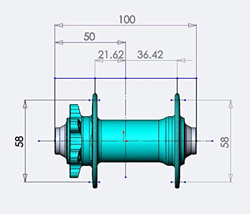 JGbike MTB 32 Hole Quick Release and Axle hubs for 6 Bolts Disc Brake Mountain Bike Bicycle, Front 100mm/Rear 135mm & Front 100mm/Rear 142mm, Including Exchange end caps