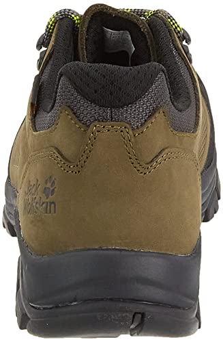 Jack Wolfskin Men's Rebellion Texapore Low M Hiking Shoe, Khaki/Phantom, 8