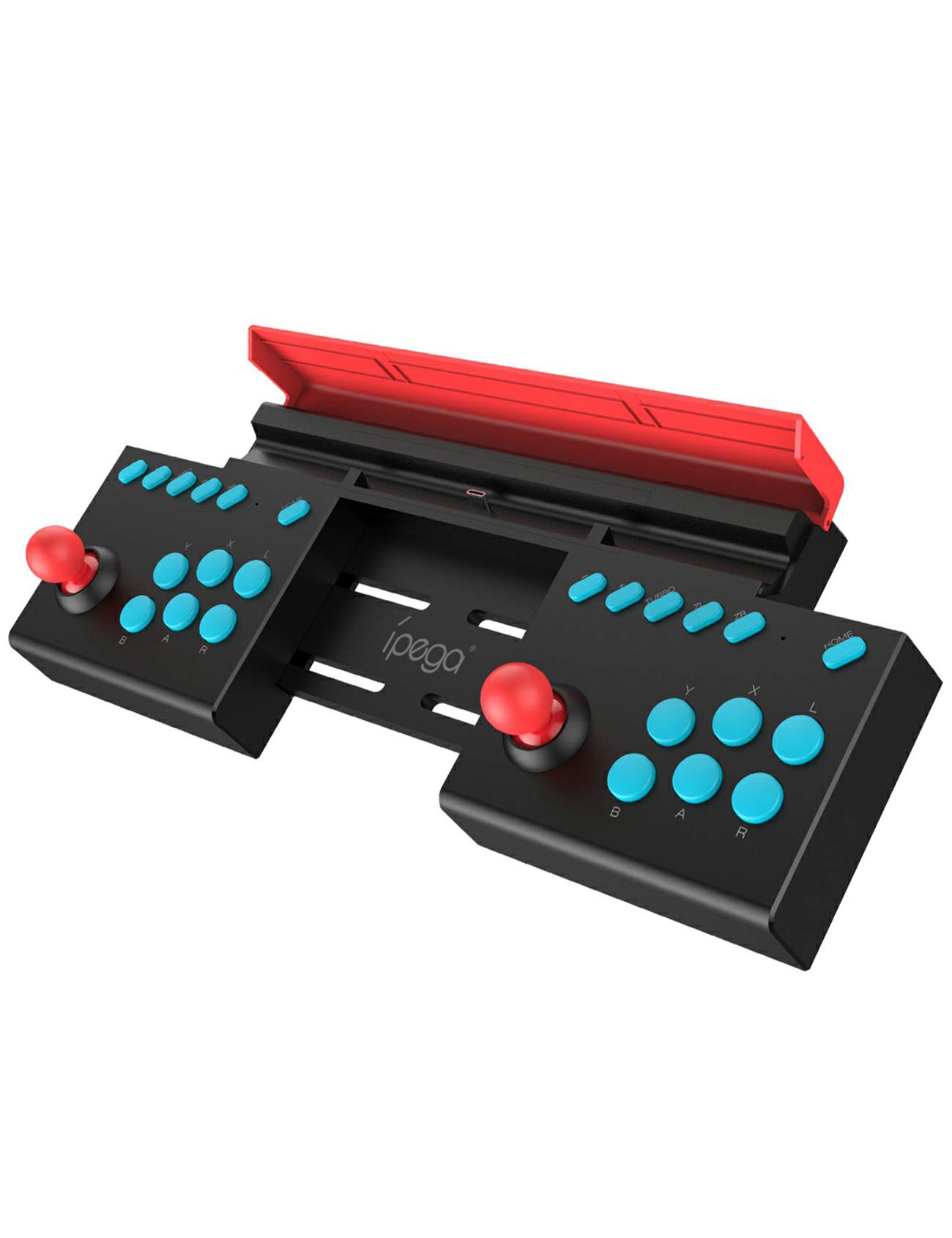 ipega PG-SW002 N-Switch Host Dual Joystick Game Console, Arcade Joystick Gamepad Controller Compatible with N-Switch & Switch Lite, Plug and Play (Such as Mario Series, Street Fighter 2, Fast RMX Etc)