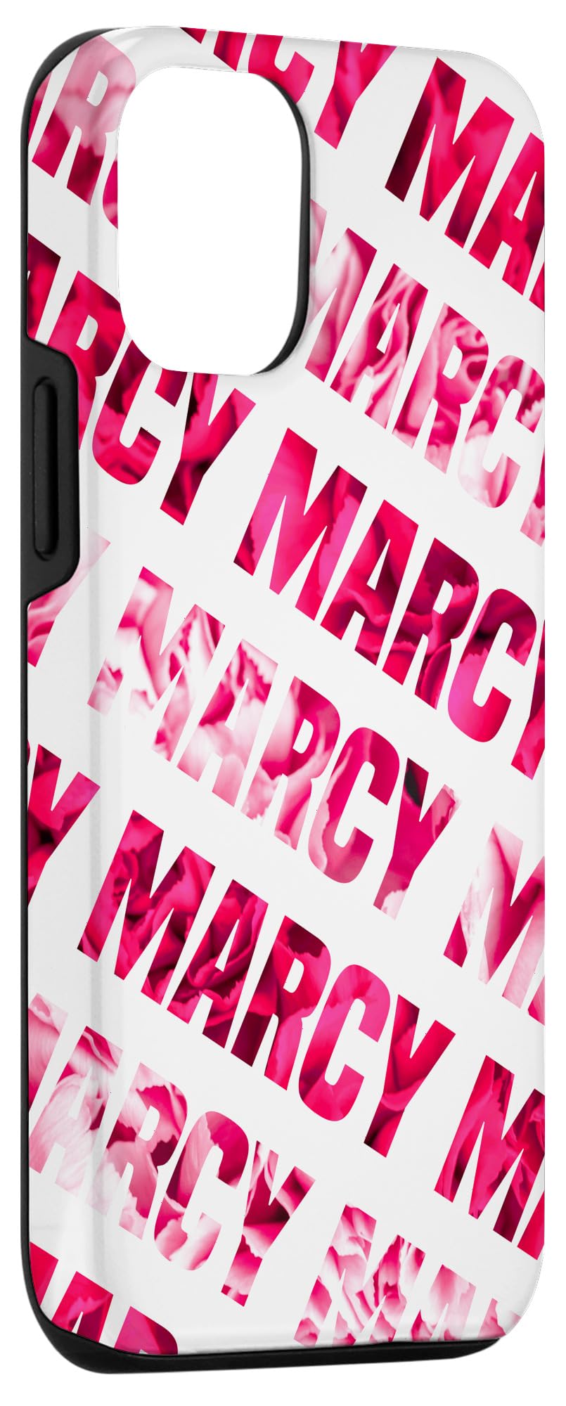 iPhone 12/12 Pro Custom Marcy Phone Cover Pink Red White Personalized Case