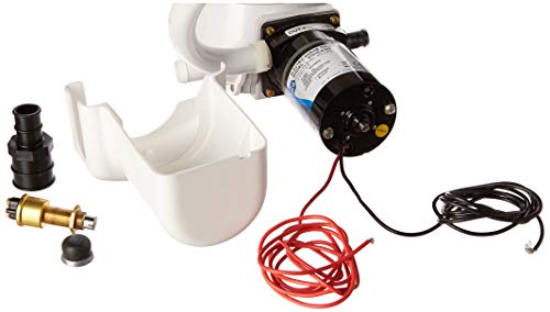 Jabsco 37010-4192 Electric Marine Toilet Regular Bowl 12 Volt Soft Close Boating Head, Blue