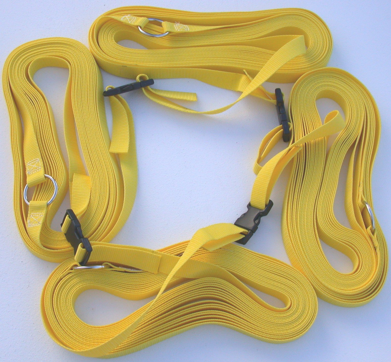 Home Court 1-inch Adjustable 8-meter Grass Setup Boundary - M817AG (Yellow)