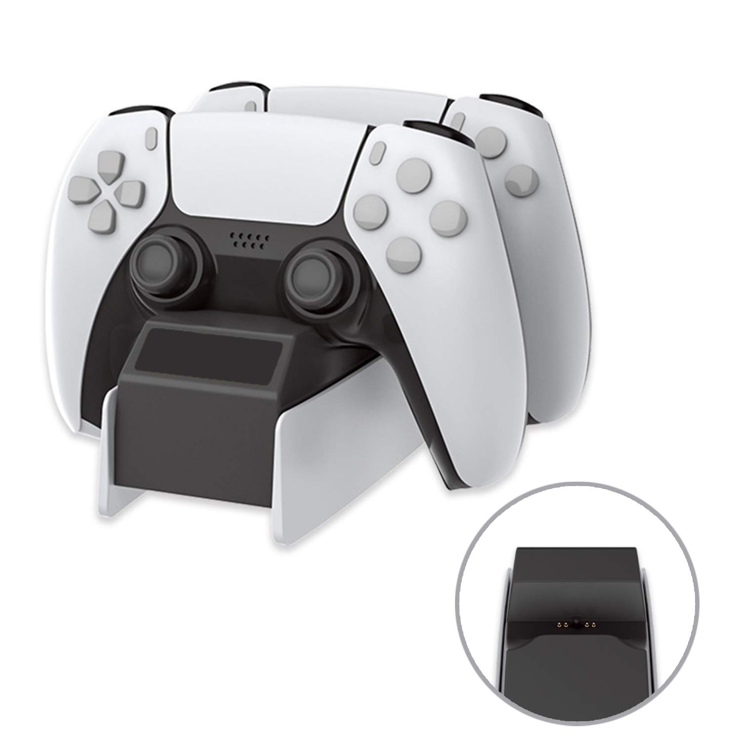JLMAX PlayStation 5 Dual Charge PS5 Charging Station for Two Dualsense PS5 Controllers - PlayStation 5