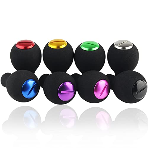 MengK Fishing Reel Handle Knob EVA Baitcasting Reel Handle Knob Trolling Reel Handle Accessory Ultralight Fishing Tackle Tools