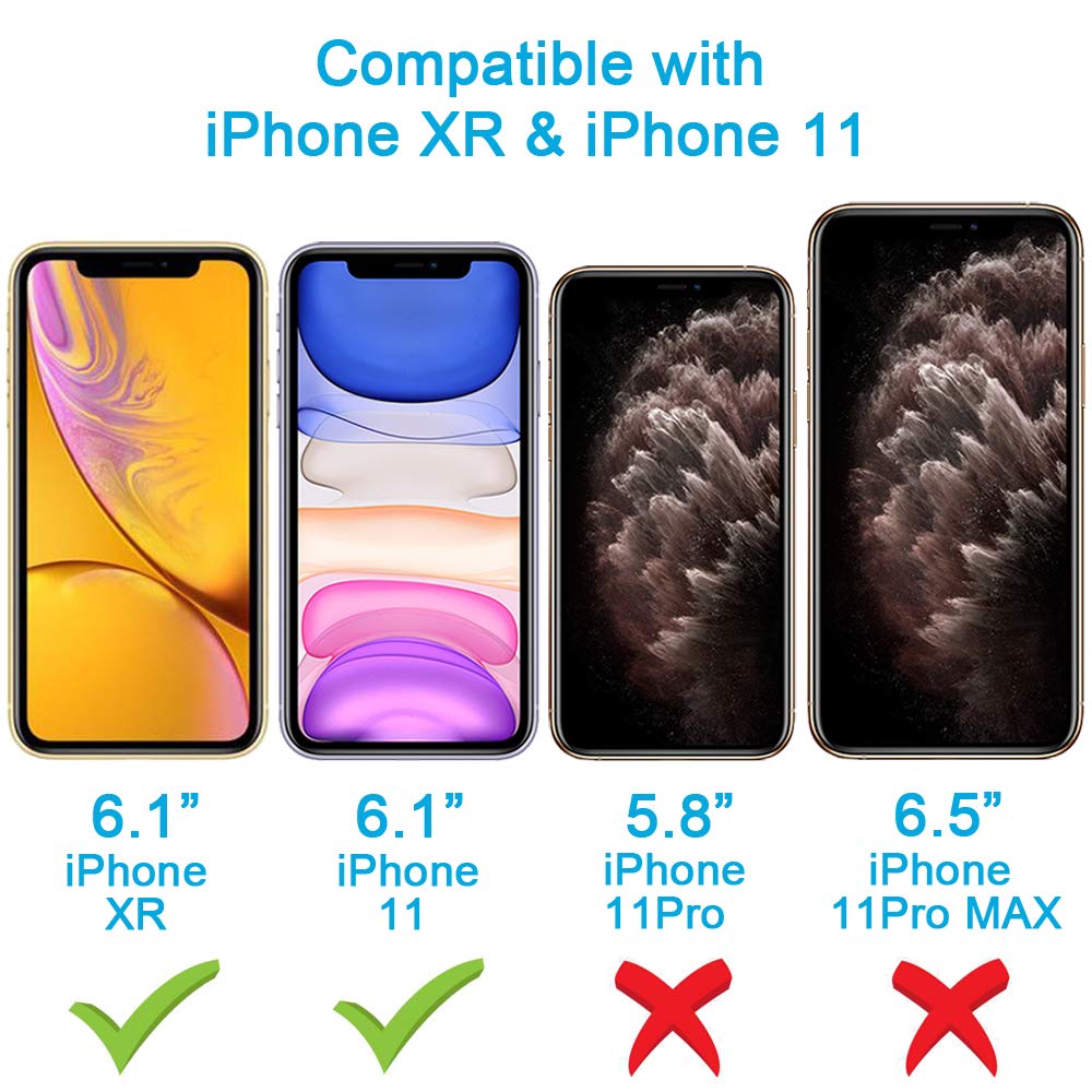IKABO Compatible with iPhone XR Screen Protector (iPhone 11 XR)