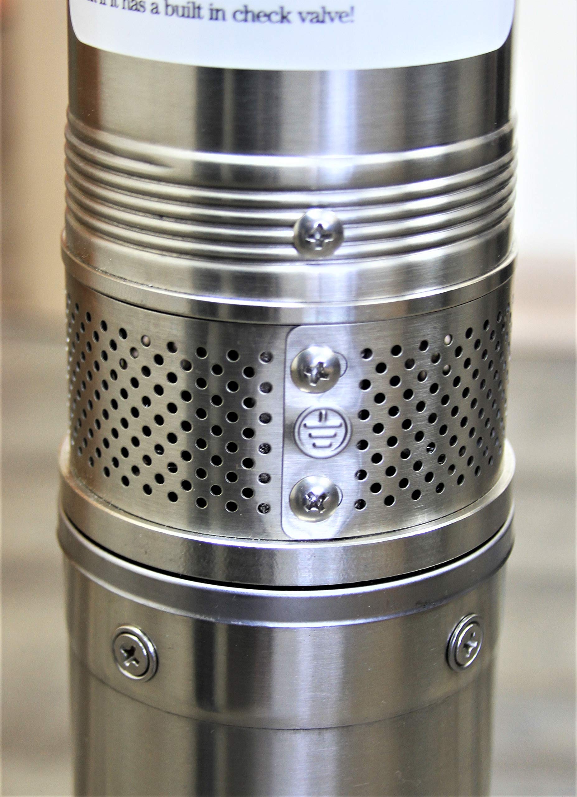 Hallmark Industries MA0419X-12A, Deep Well Submersible Pump, 2HP, 230V 60HZ, 33 Gpm, Stainless Steel, for 4" or bigger well