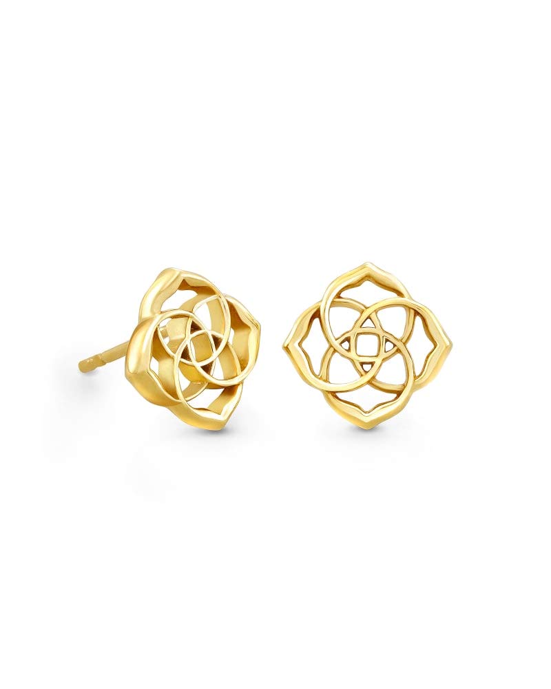 Kendra Scott Dira Stud Earrings in 18K Gold Vermeil, Fine Jewelry for Women