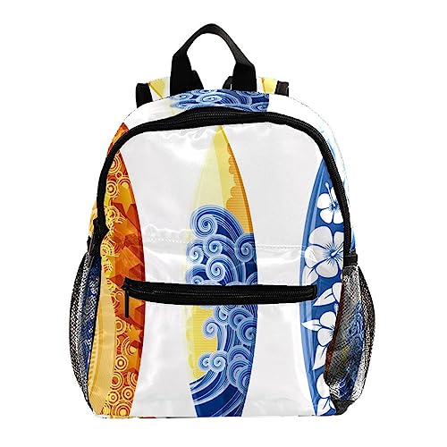 suojapuku Small Backpack,Mini Backpack Lightweight Backpack,surfboard Printing Small Daypack Travel Rucksack
