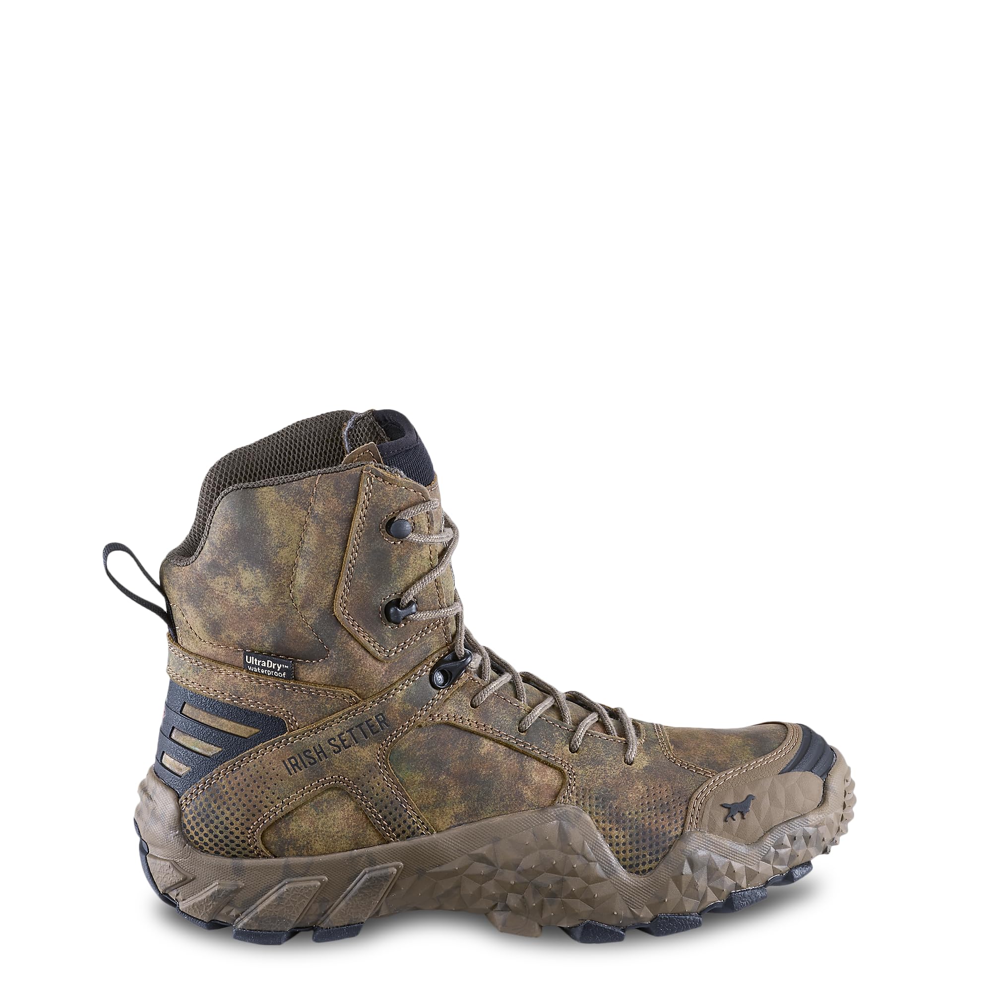 Irish Setter, VaprTrek, Men’s, 8", Waterproof, Hunting Boot, Earth Field Camo (P) (P), 8.5 D (Medium)