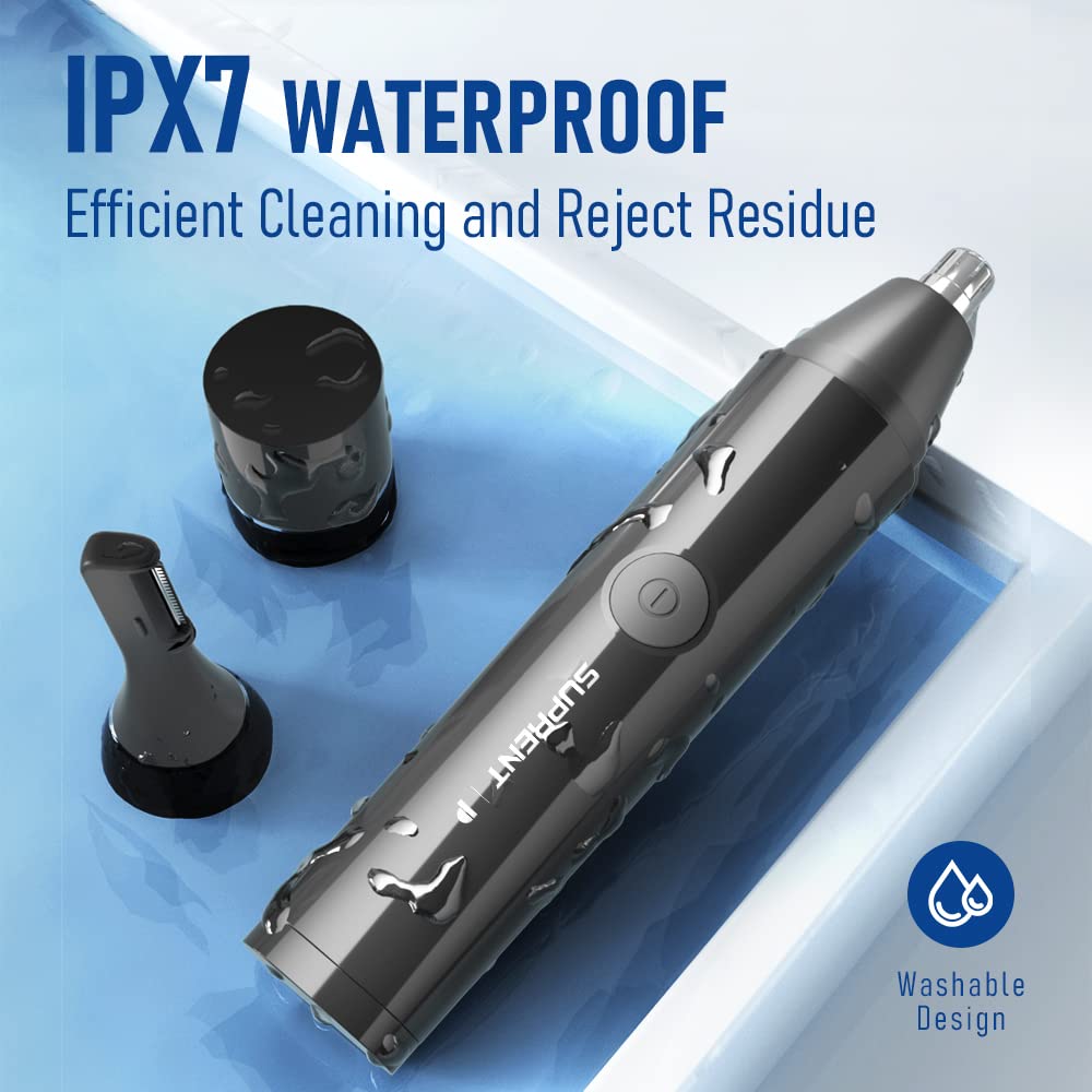 SUPRENT® Professional Hair Clippers for Men & Rechargeable USB-C Nose Trimmer Nose Ear Hair Trimmer