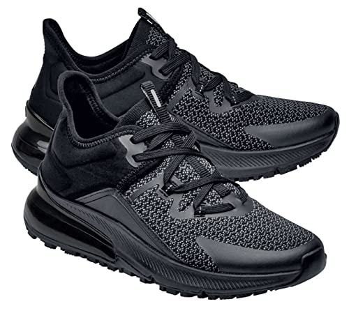 Shoes for Crews Gia, Women's Slip Resistant Work Shoes, Black, Size 7