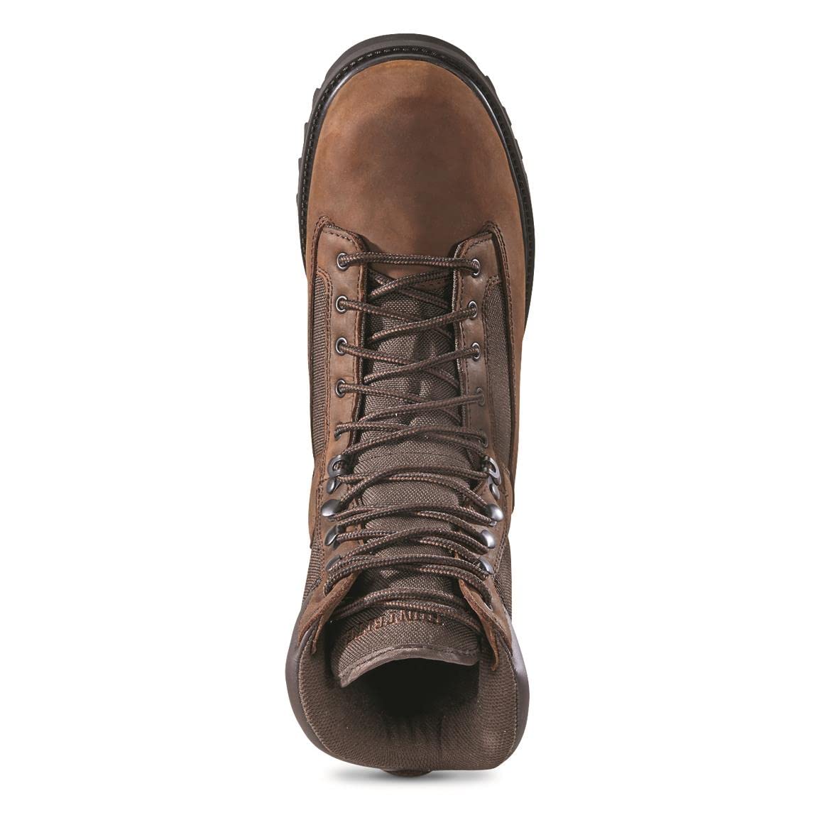 HUNTRITE Men's Insulated Waterproof Hunting Boots Non-Slip Shoes, 800-gram Brown 10.5D (Medium)