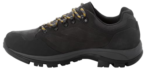 Jack Wolfskin Men's Rebellion Texapore Low M Hiking Shoe, Phantom/Burly Yell, 12