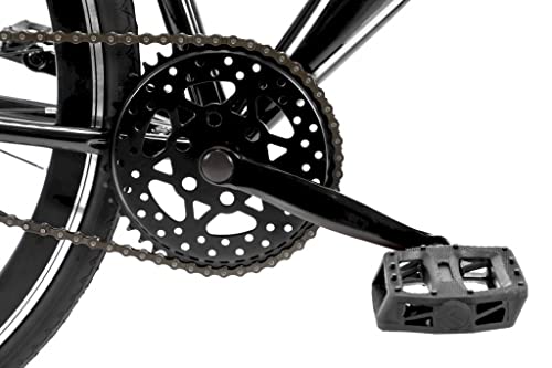 Hurley Cutback Single Speed Urban Road Bike (Charcoal, L / 21 Fits 5'8"-6'2")