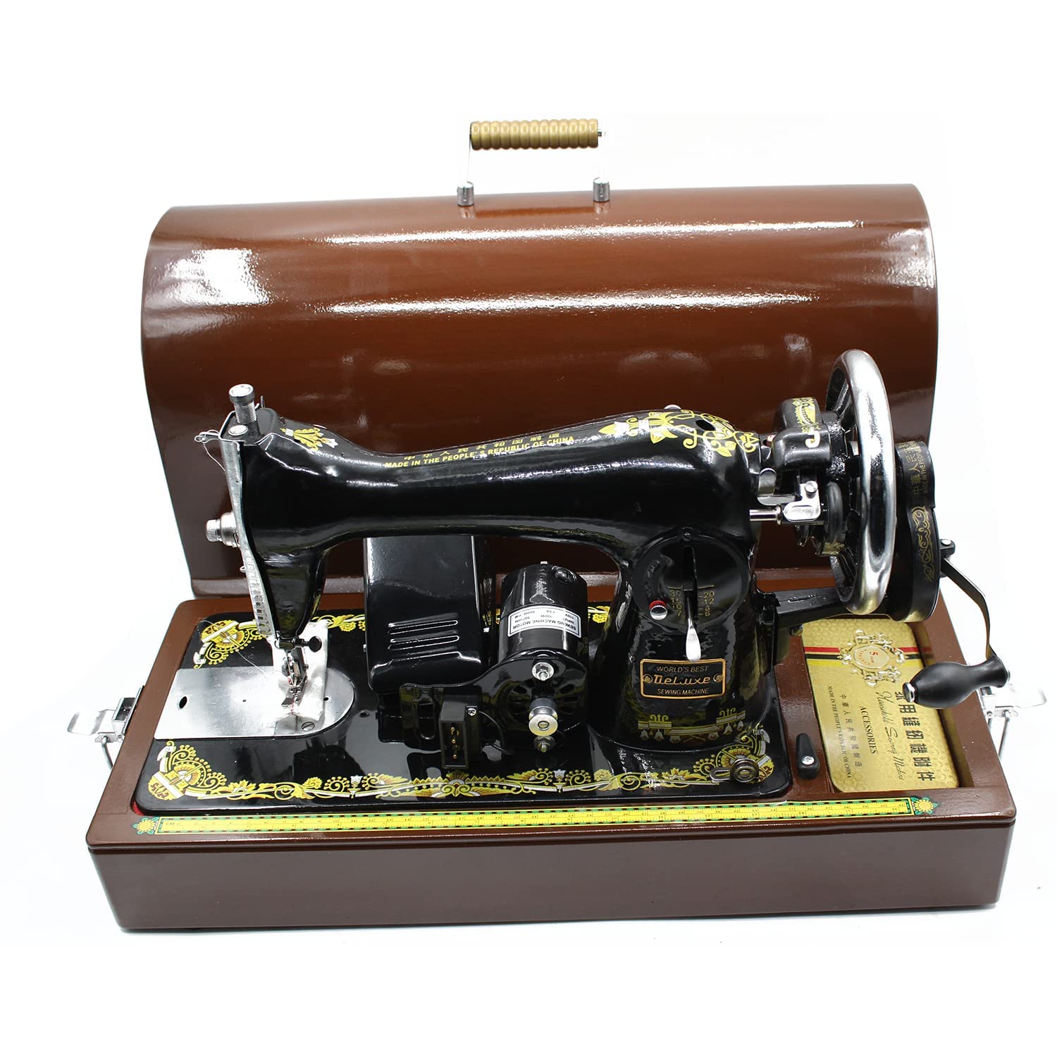 Hand sewing machine, Sewing Machine Manual,Hand Crank Sewing Machine with crank handle Manual Mending For Bags/Clothes/Quilts/Coats