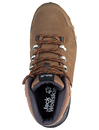 Jack Wolfskin Women's 4050871 Hiking Shoe, Brown/Apricot, 8