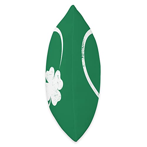 St Patricks day love store St Patricks Day Love with Heart and Shamrock Clover Throw Pillow, 16x16, Multicolor