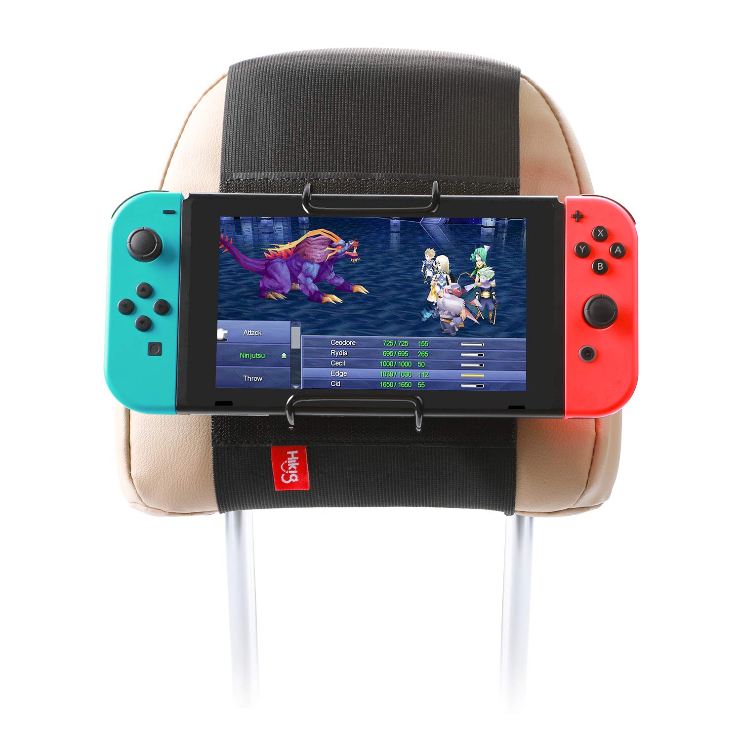 Hikig Car Headrest Mount Holder for Nintendo Switch Game Machine, Smart Phone and Other Tablets/Also fit for Planes Tray Table