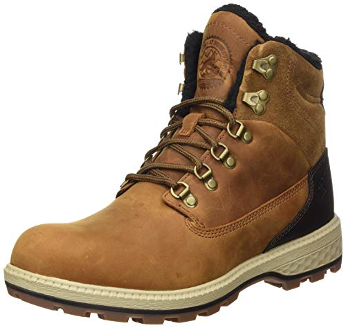 Jack Wolfskin Men's Jack Wt Mid M Hiking Boot, Cognac/Mocca, 10
